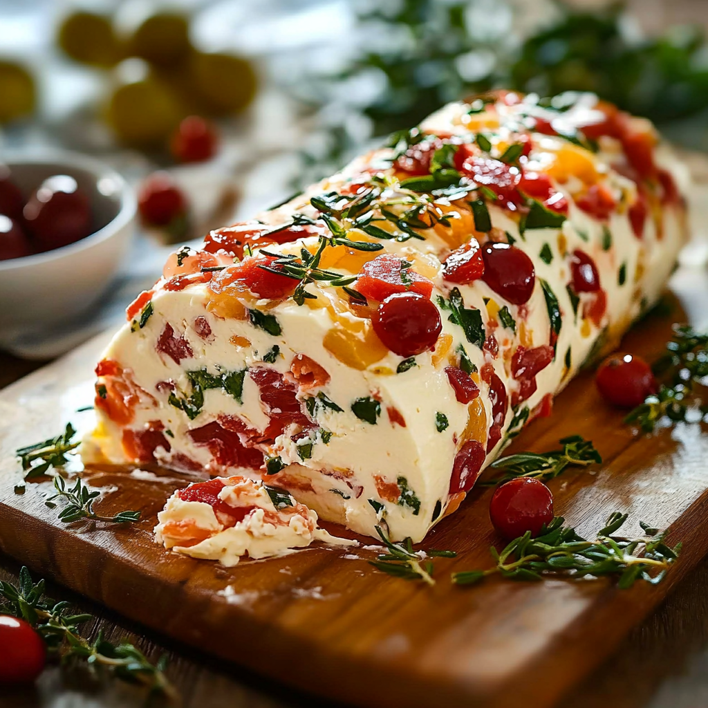 Antipasto Cream Cheese Log
