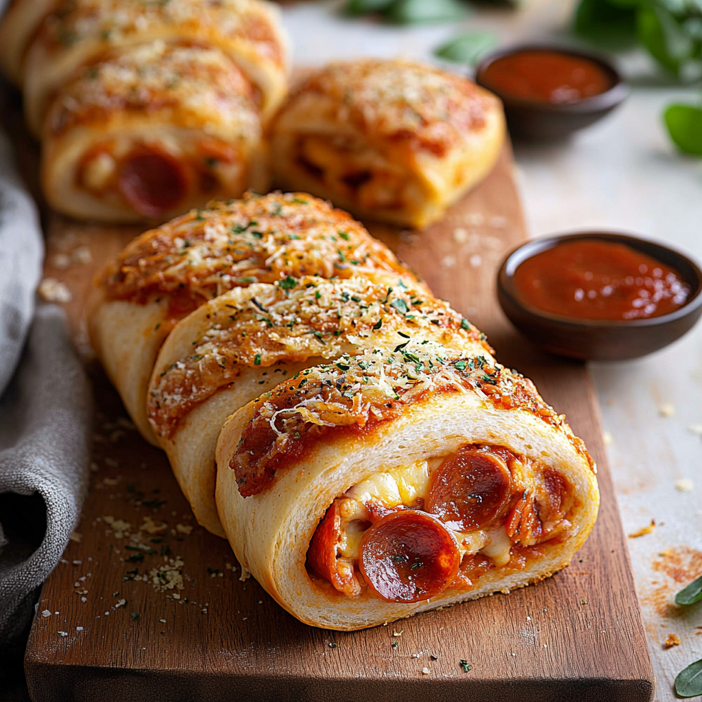 Pepperoni Cheese Rolls – Cheesy, Savory & Easy to Make