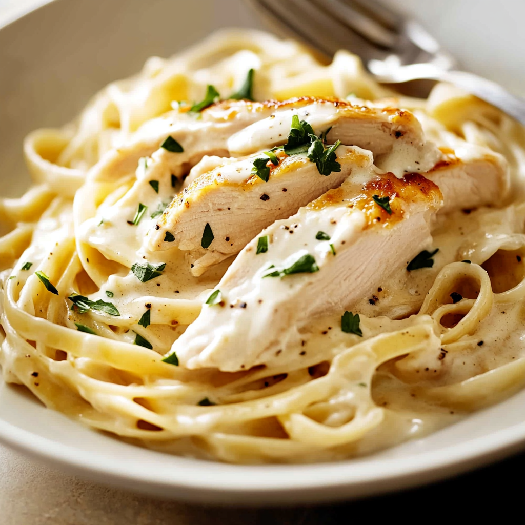 Rotisserie Chicken Alfredo