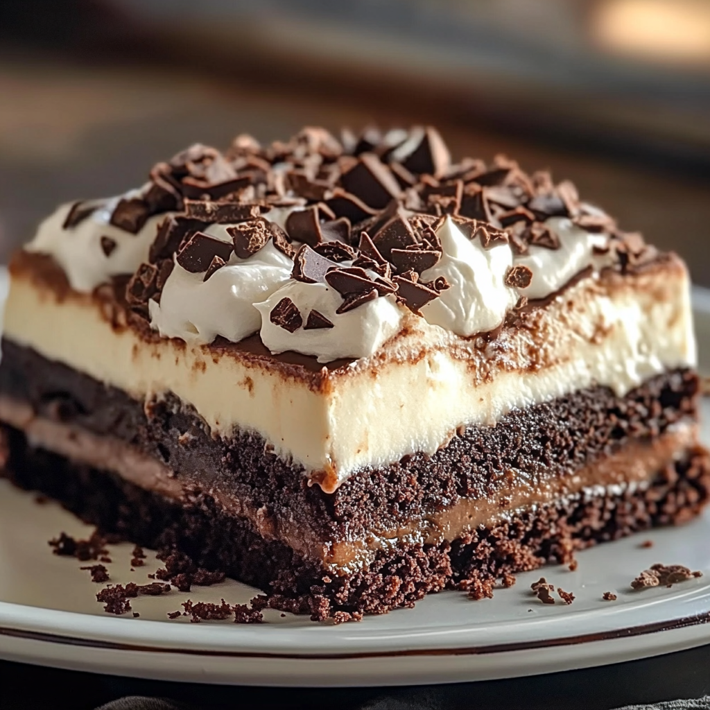 Brownie Refrigerator Cake