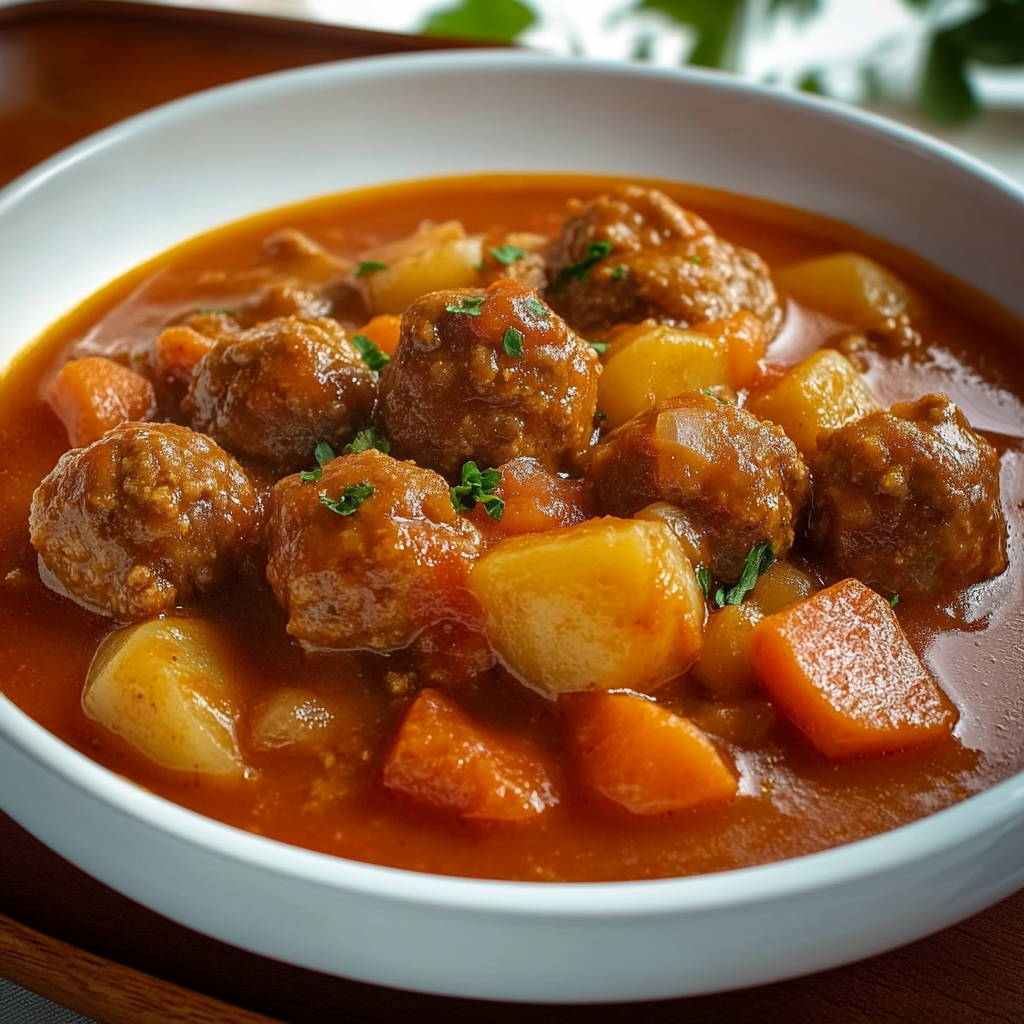 Hearty Meatball Stew