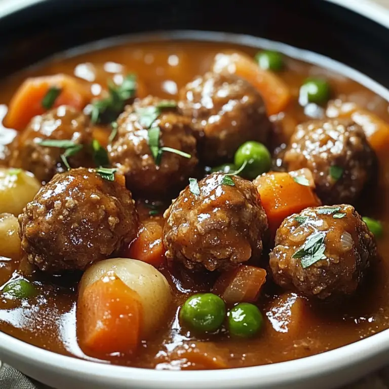 Hearty Meatball Stew