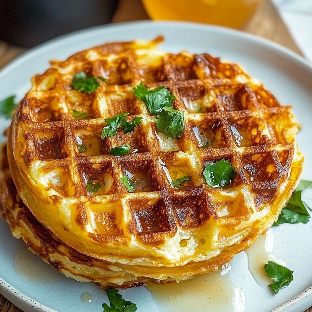 Savory Hashbrown Chaffles