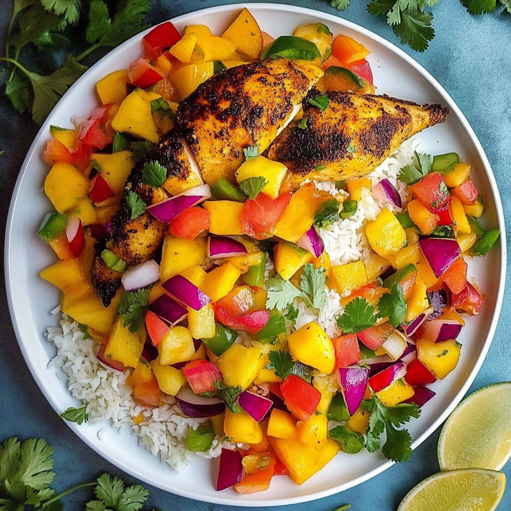 Chicken with Mango Salsa