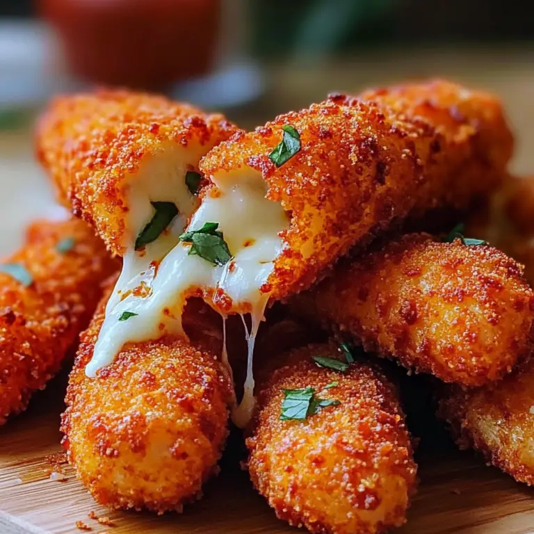 Hot Cheeto Mozzarella Sticks