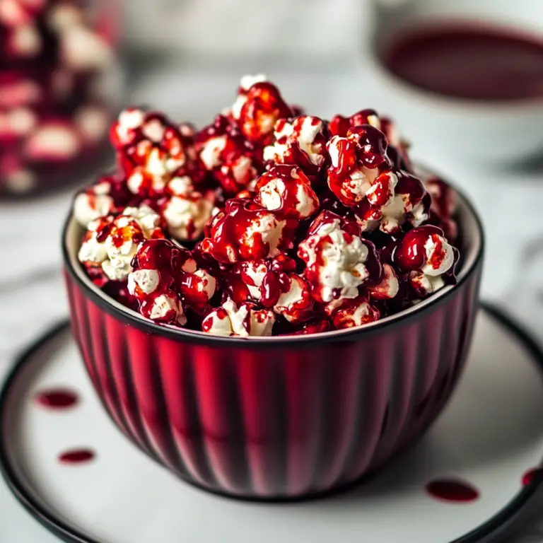Bloody Red Velvet Popcorn