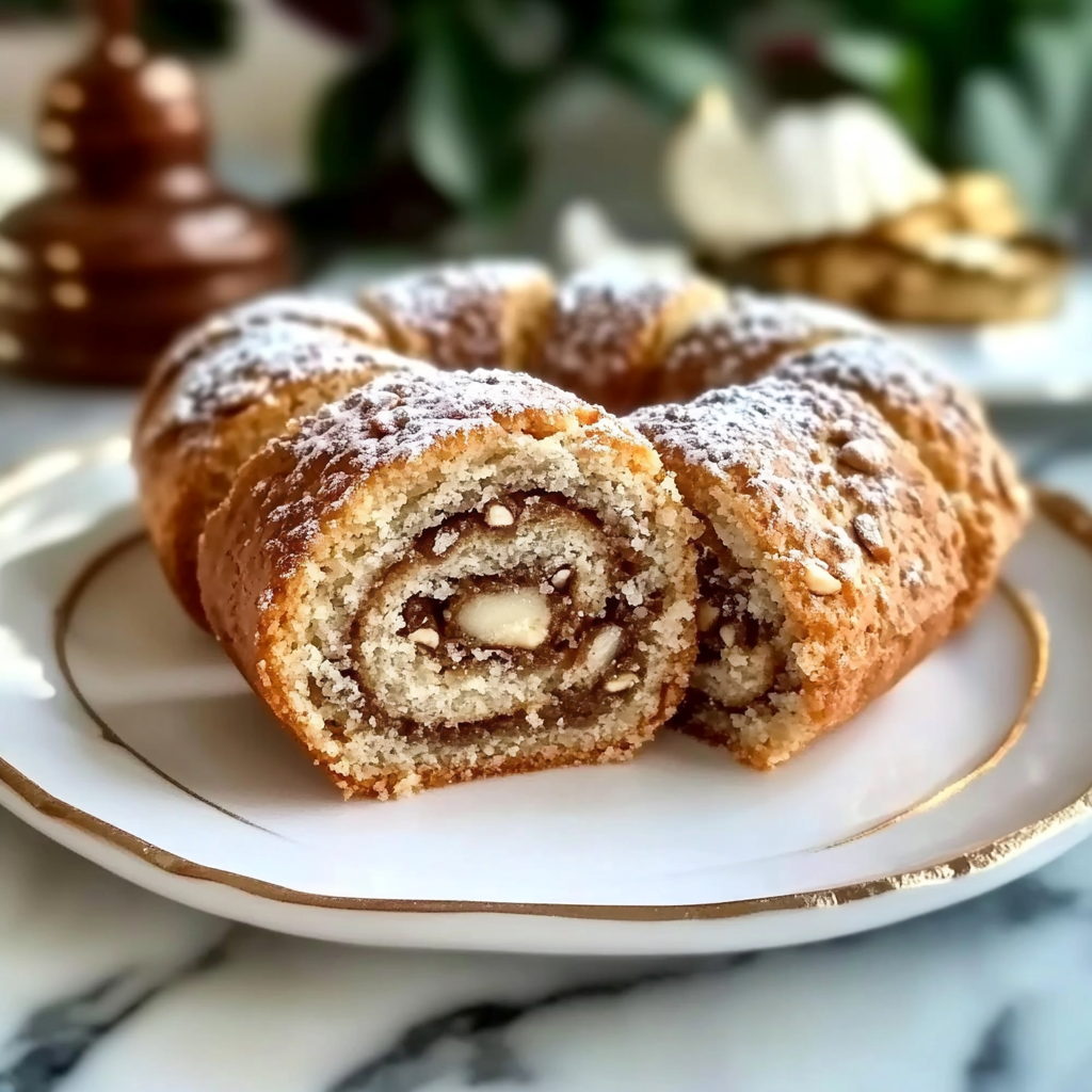 Italian Nut Roll Cookies