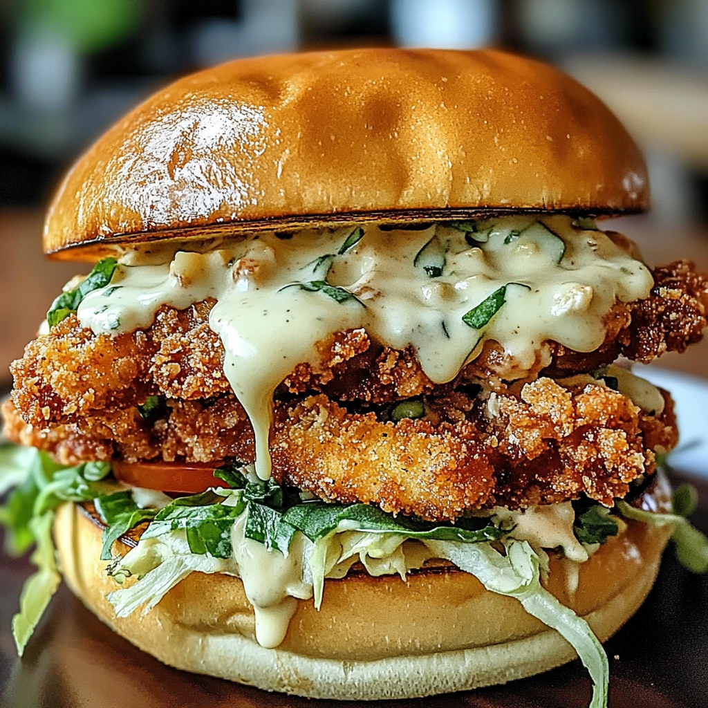 Crispy Chicken Caesar Sandwich