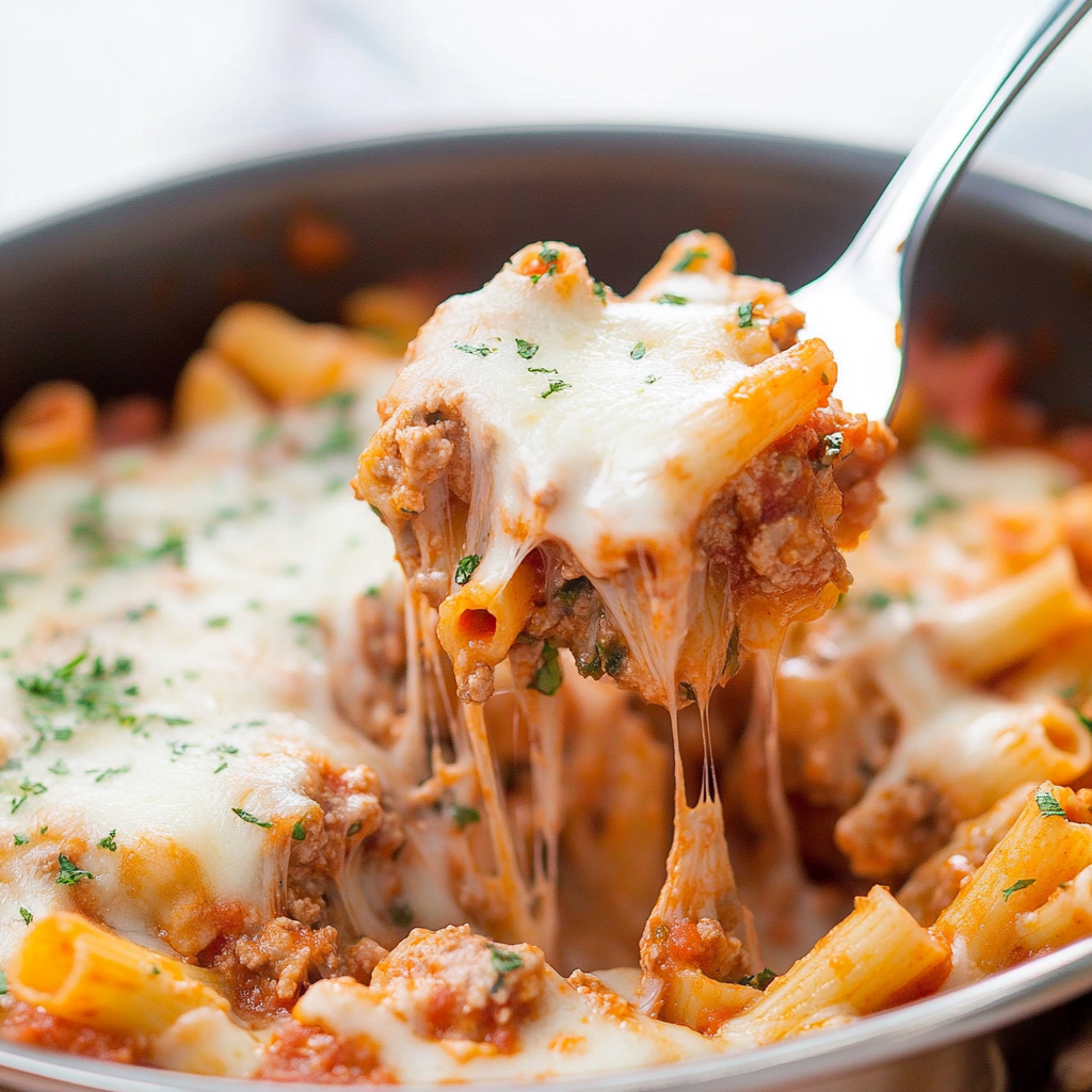 Crock Pot Baked Ziti