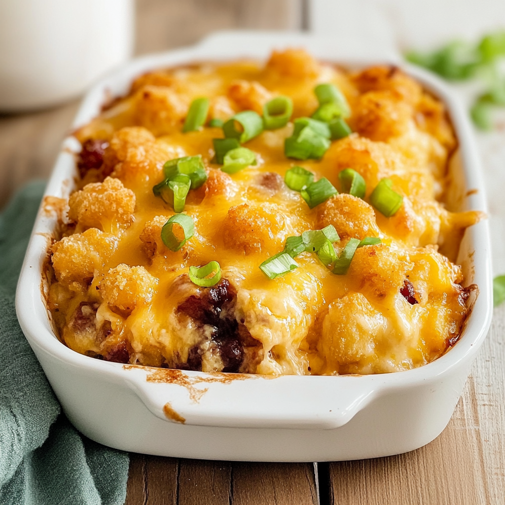 Tater Tot Breakfast Casserole